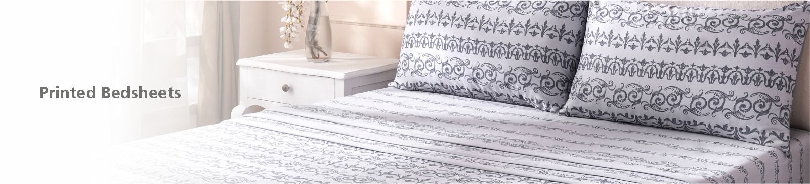Printed Bed Sheet | Premium Cotton Print Bedsheet