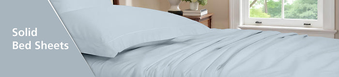 Plain Bed Sheet – maspar Solid Sheet Collection