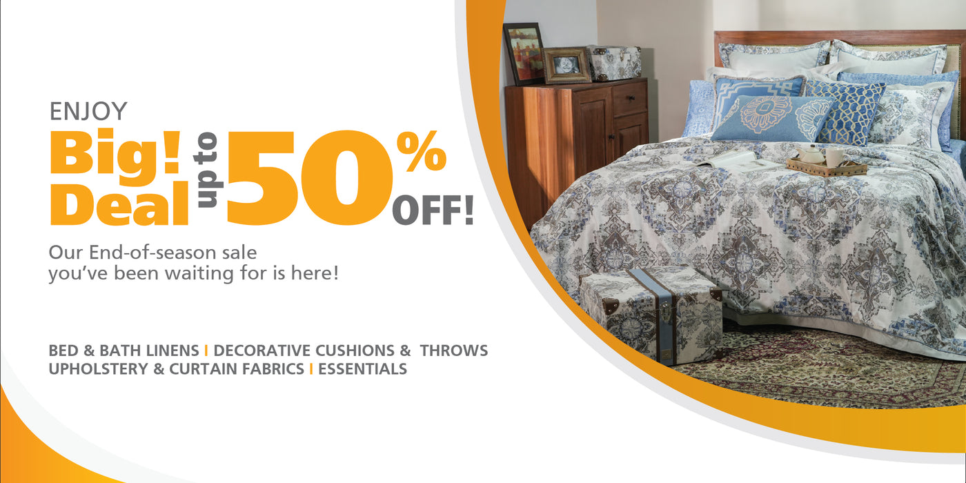 Buy Bedsheets, Towels, Cushion Covers, Dohar & Quilt Online - Maspar